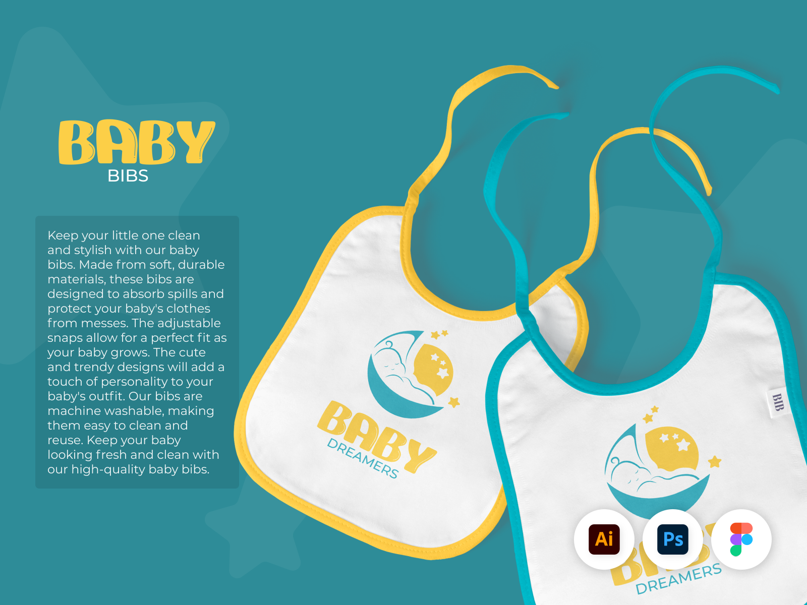 Baby Bibs, Product Design by Thinley Dhendup on Dribbble