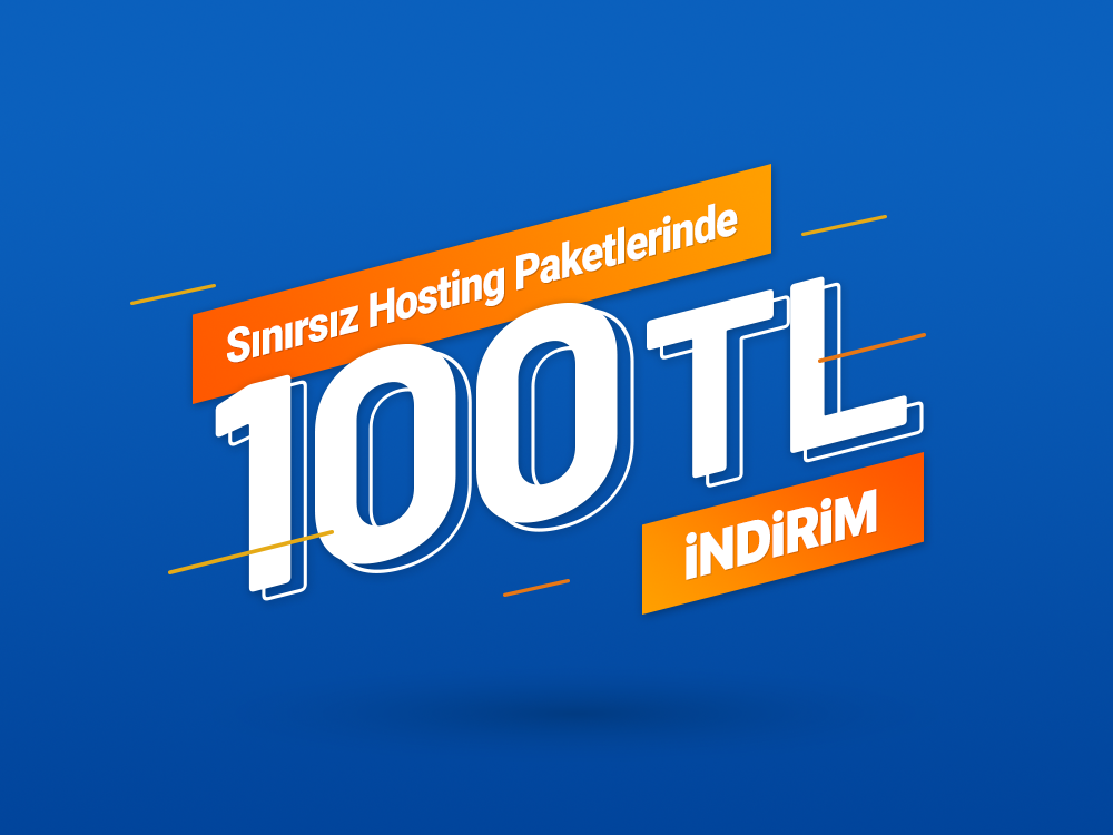 100 TL İndirim! | Discount Banner by Ahmet Çukuryurt on Dribbble