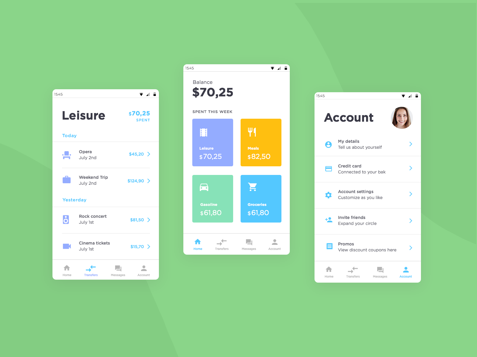 App design with the Android Icons UI kit by Elena Roca Llobera for ...