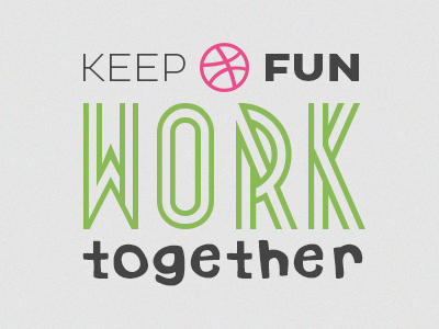 Keep Dribbble fun, work together by Teddy Zetterlund on Dribbble