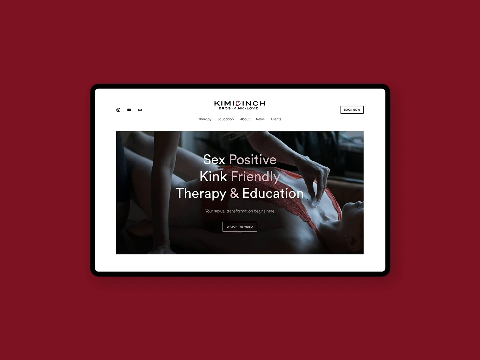 Kimi Inch - Website by Supereasy Studio on Dribbble