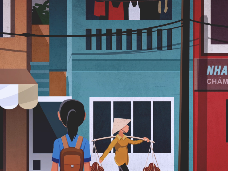 Chasing co-worker by Jose Encinas on Dribbble