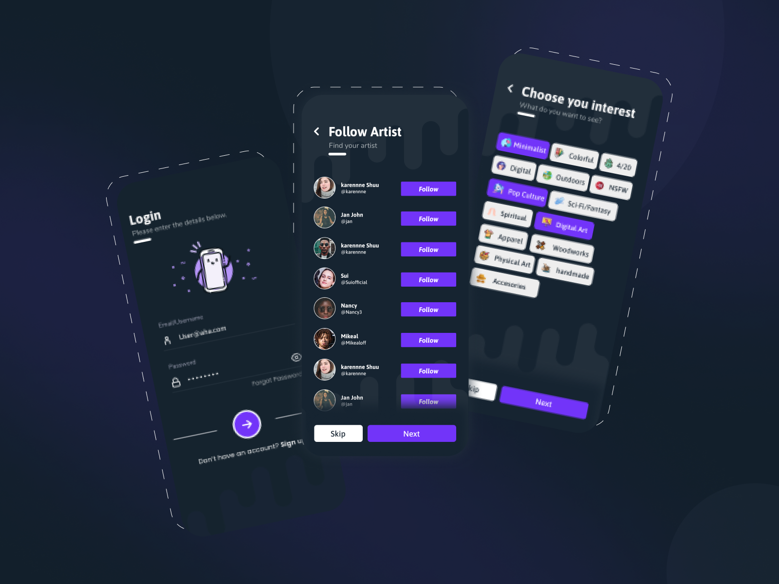 AHA ( Mobile Application ) by Kubra Hassan on Dribbble