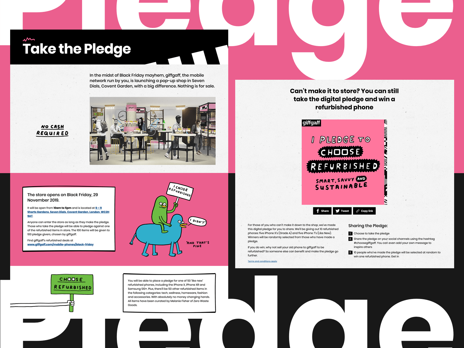 Take the pledge by Oliver Williams on Dribbble