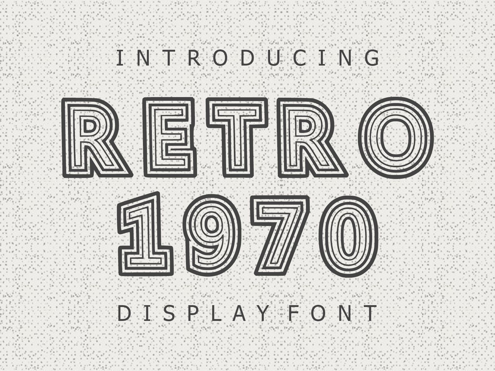 Retro 1970 Classic Vintage Font by Infinity Art on Dribbble