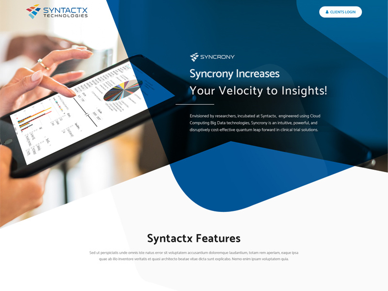 Syntactx Technologies by Webenix Solutions on Dribbble