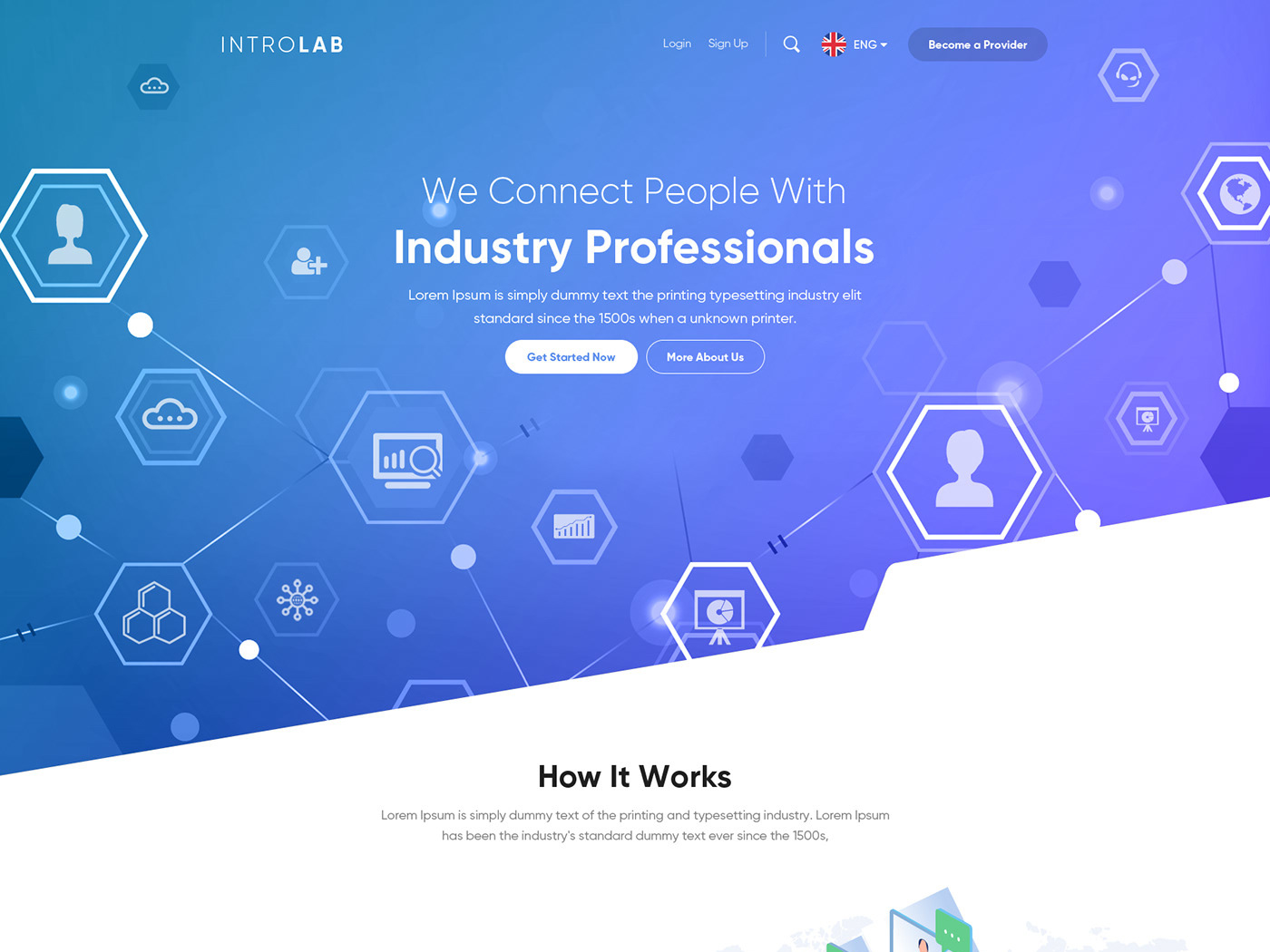 Intro-Lab by Webenix Solutions on Dribbble