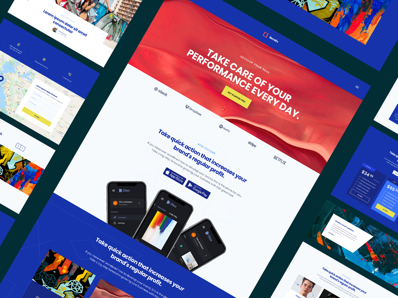 Bendis - UI Library by Radek Prekurat for Shuffle on Dribbble