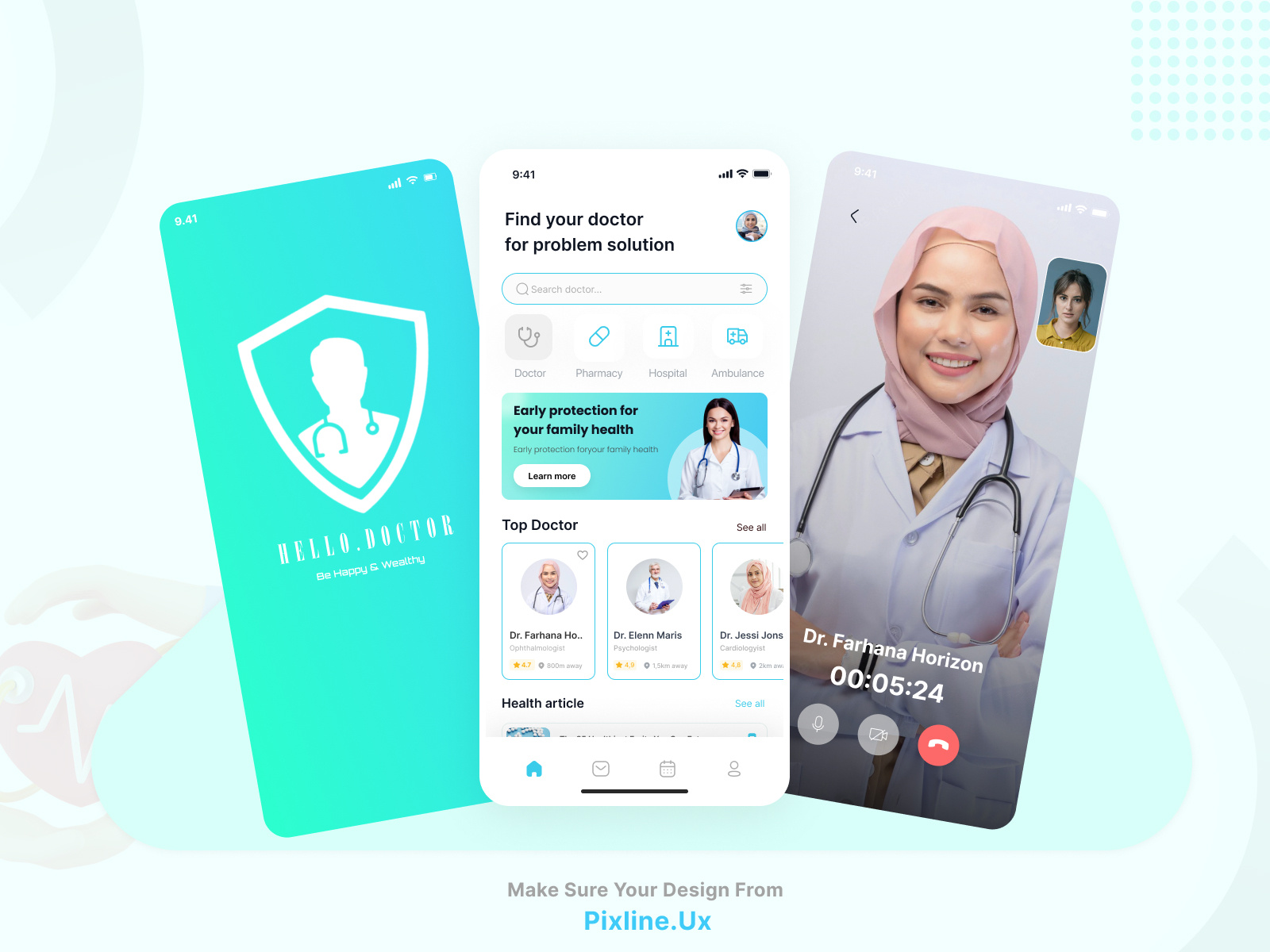 Hellow Doctor by pixline.ux on Dribbble