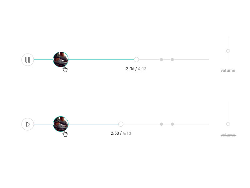 Simple Player Interactions by Jonathan de Roos on Dribbble