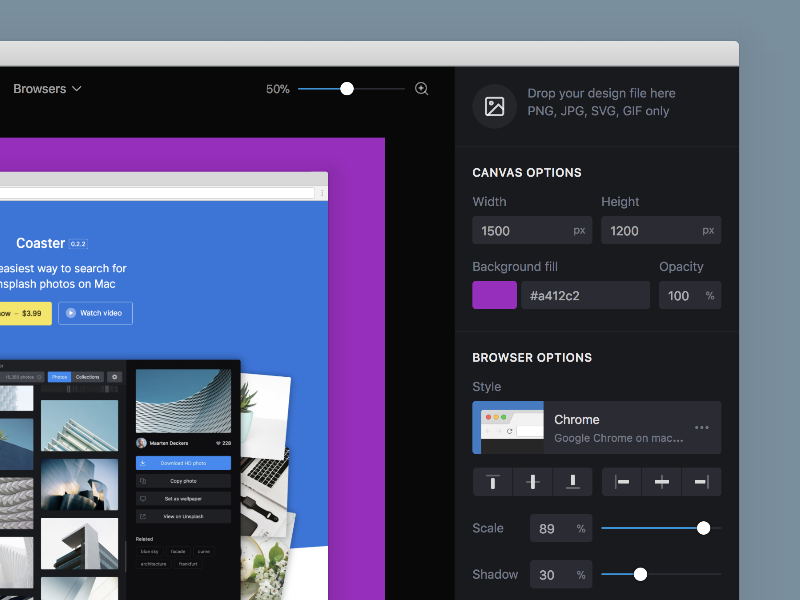 Properties panel by Gaddafi Rusli on Dribbble