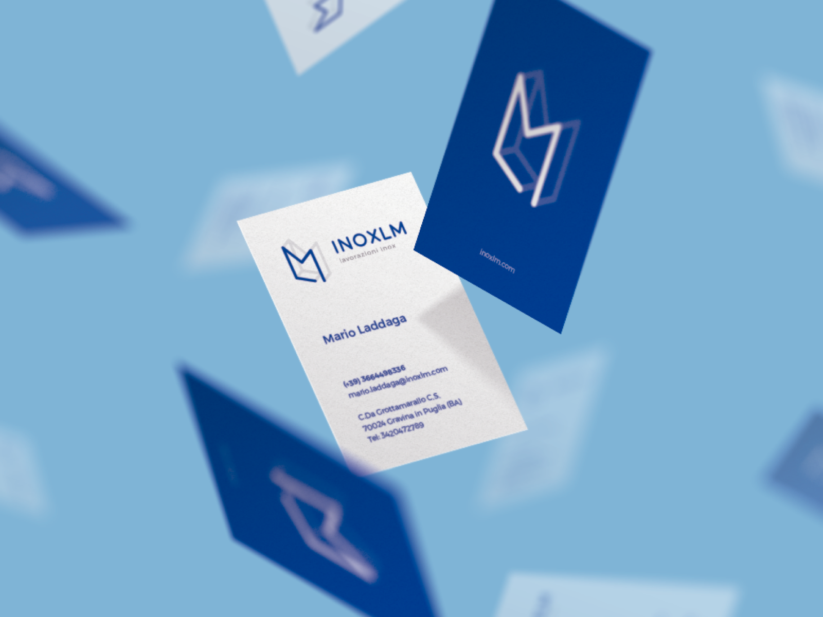 Inox Business Card by Alexis Hill – IT · ES · RU on Dribbble