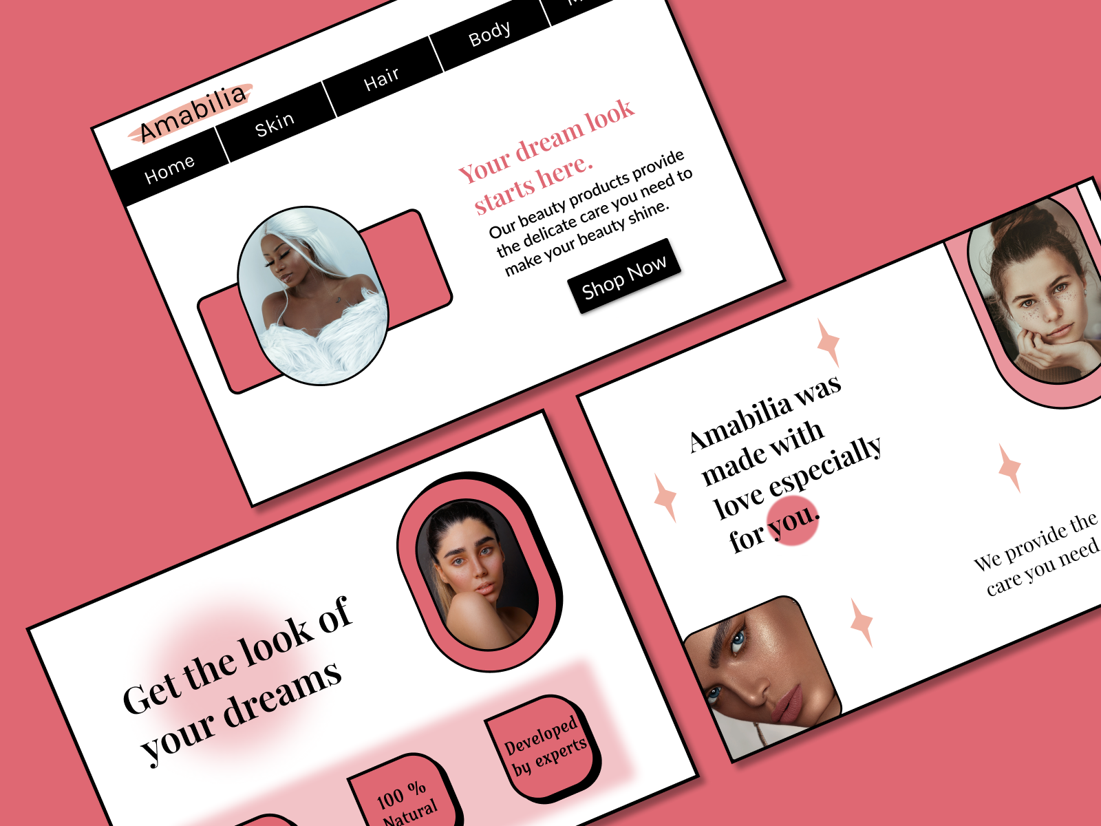 Amabilia is more than just a self-care brand by Creative lab on Dribbble