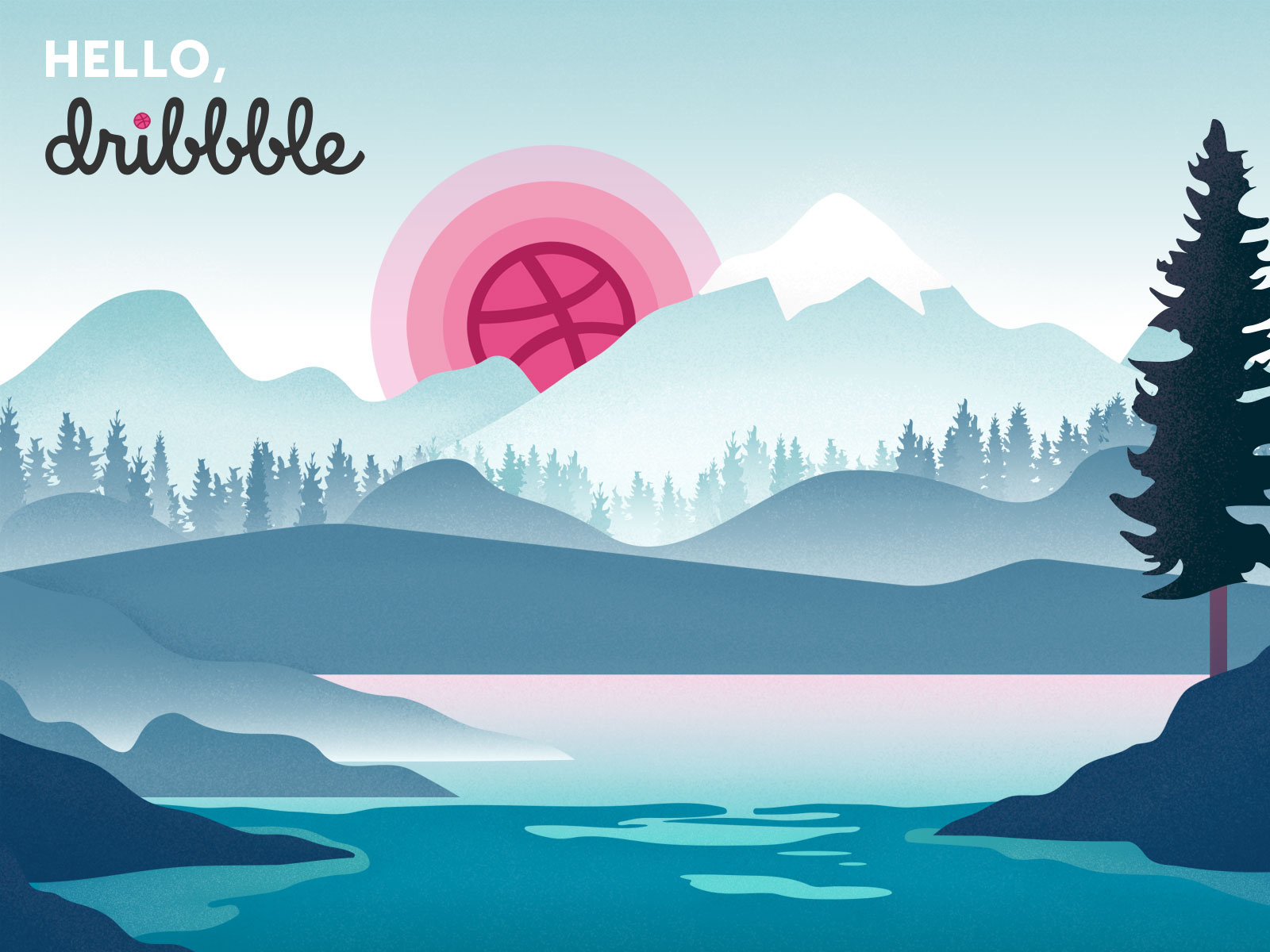 Dribble First Shot! by Holly Trautman on Dribbble