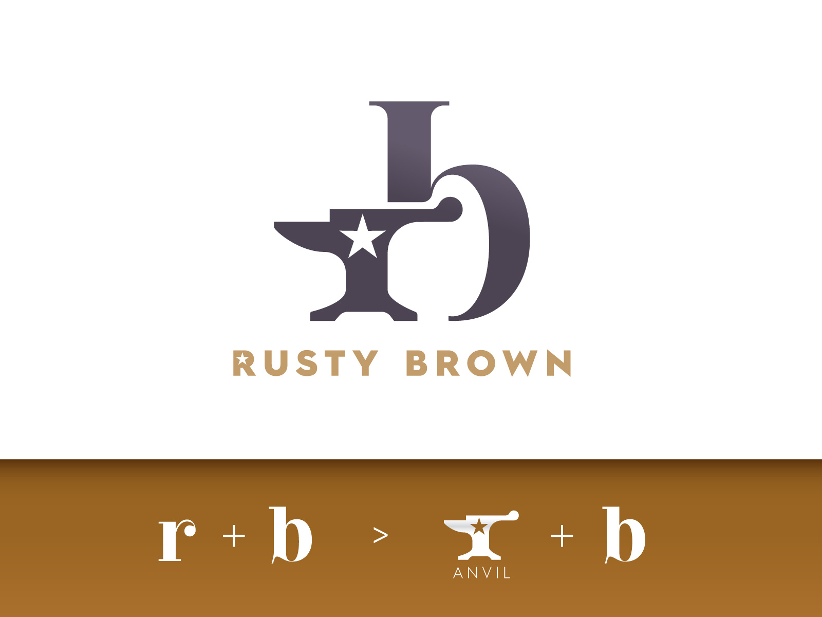 Rusty Brown logo design by Alan Lee - Kudezign on Dribbble