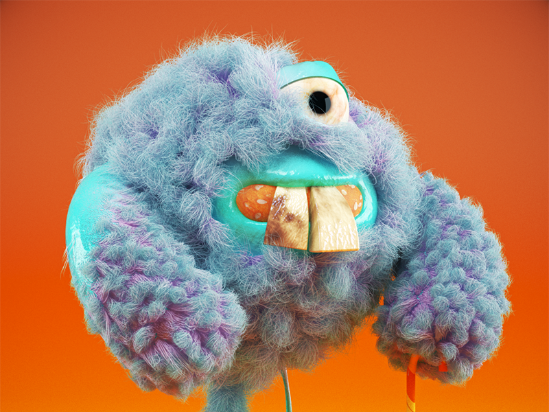 Spongy furry by Giuseppe Ferrillo on Dribbble