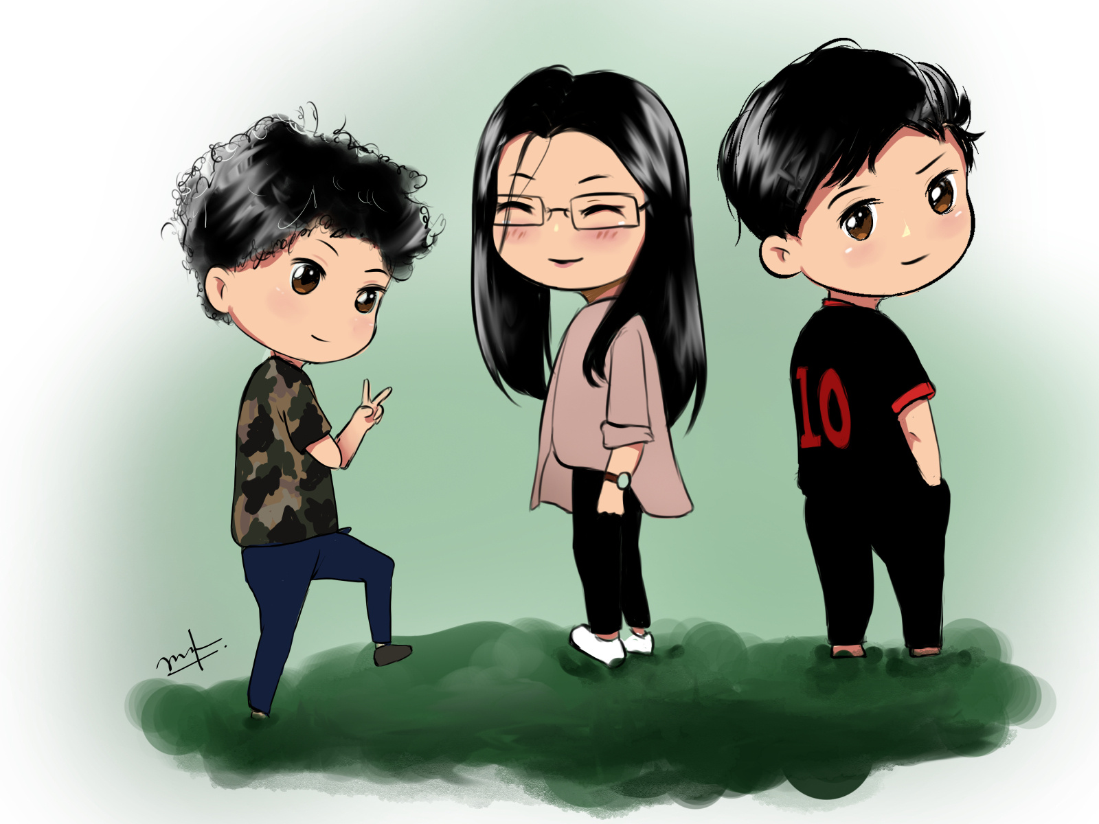 Chibi 2 by InkShroud Art on Dribbble