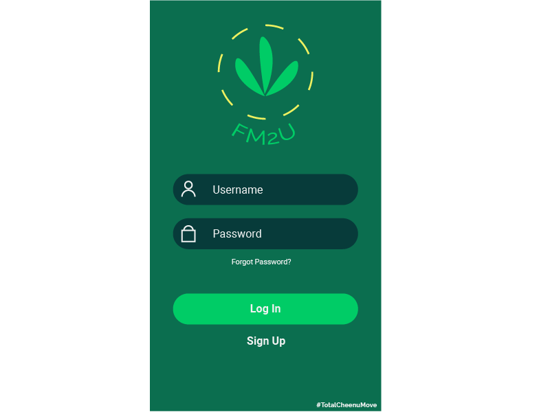 Fm2u Login Screen by Srikant Chari on Dribbble