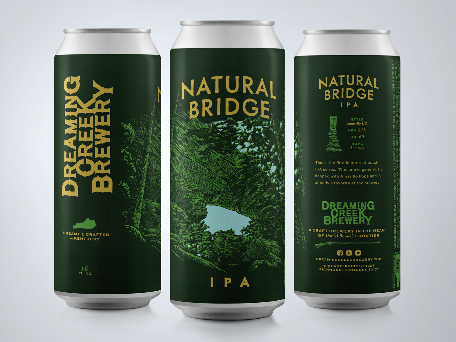 Natural Bridge IPA by Shannon Adams on Dribbble