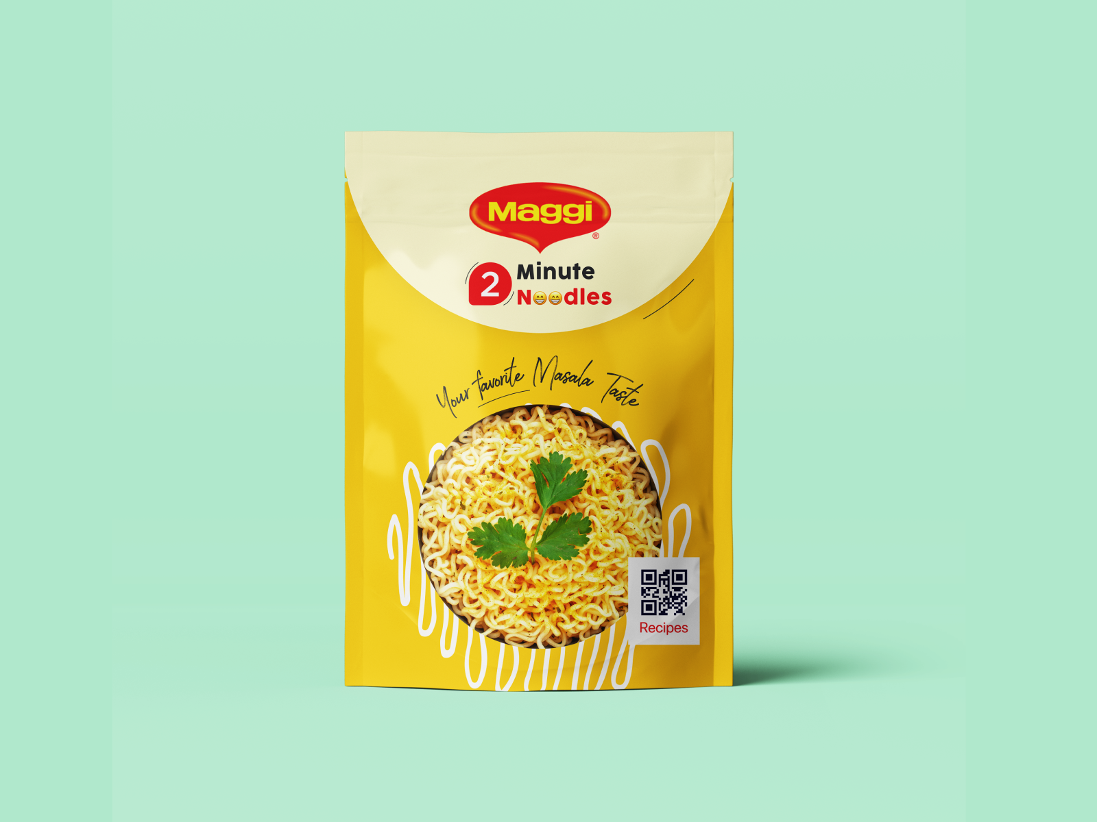 Maggi - Packaging Redesign by Karan for Slim Panda on Dribbble