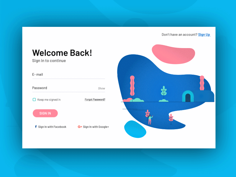 Landing Page IRCTC by pragati singh on Dribbble