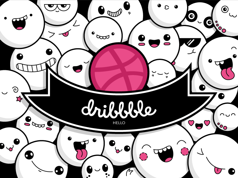 Dribbble makes me happy by Radek Sticha on Dribbble