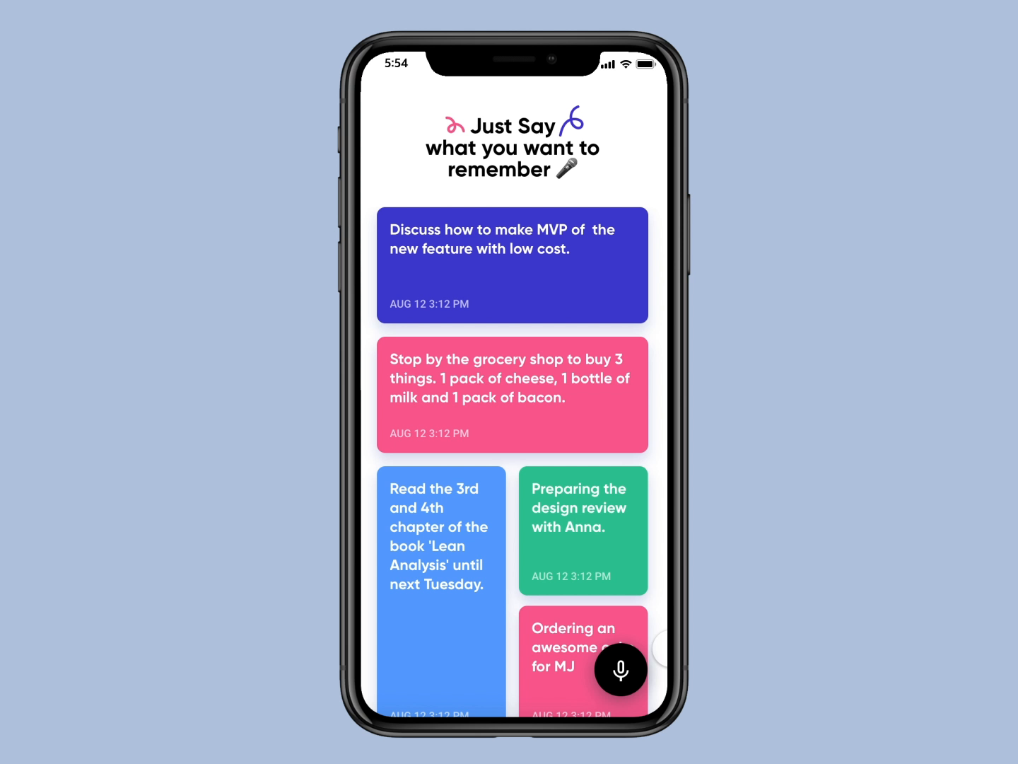 Smartphone Voice Assistant by ProtoPie on Dribbble