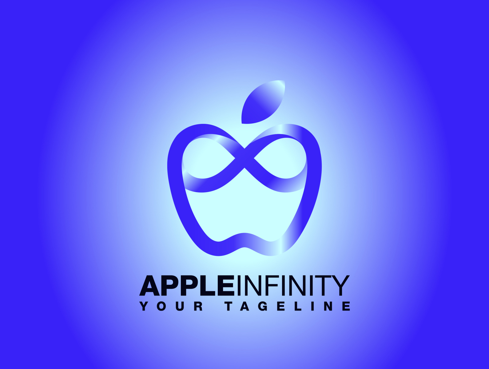 Infinity Apple Logo Design by LogoPeak on Dribbble