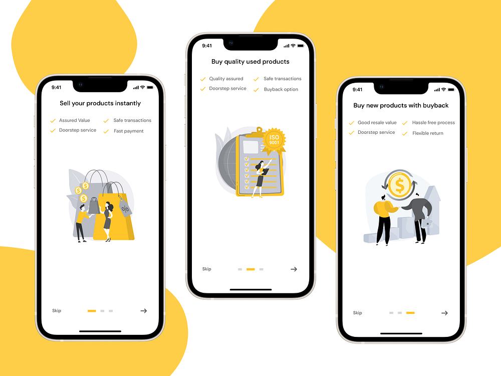 Walkthrough Screen Ui Designs Themes Templates And Downloadable Graphic Elements On Dribbble