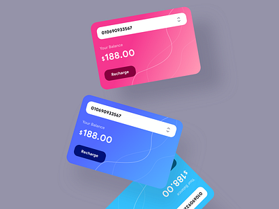 Broadband recharge service by Hong Ji on Dribbble