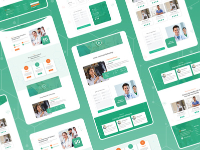 Medical Website UI/UX by Evonicsoft Creative Agency on Dribbble