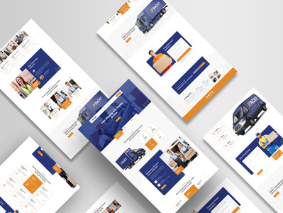 Packer & Mover service UI/UX by Evonicsoft Creative Agency on Dribbble