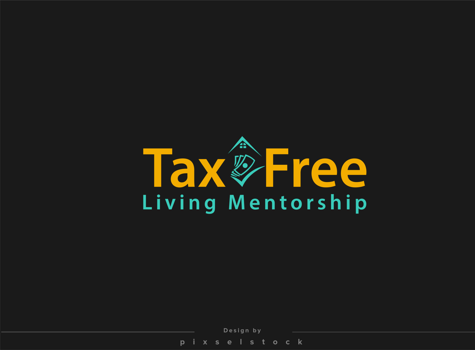 Tax Free logo by pixselstock on Dribbble