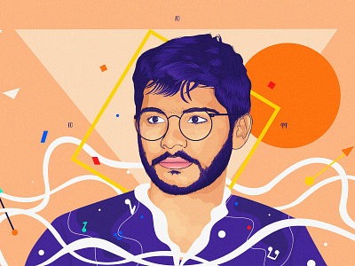 Nerdy Raaja! by Abhishek Vishwakarma on Dribbble