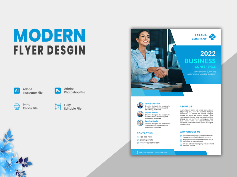 Modern Flyer Design by Designs_Media on Dribbble