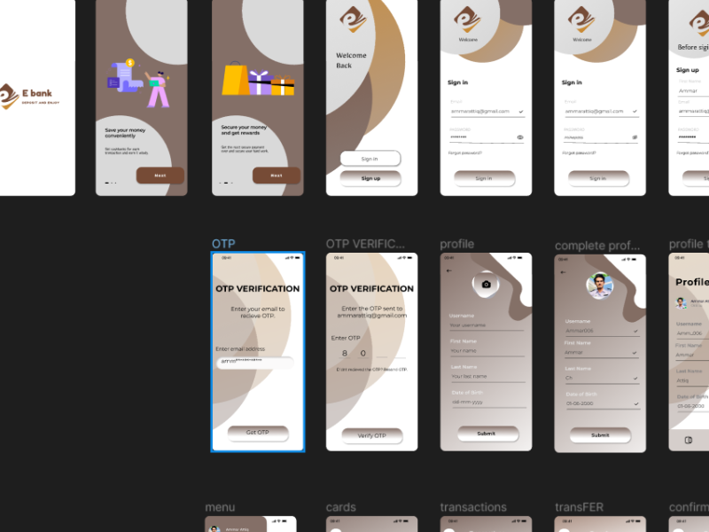 E-bank App custom design by The Creators on Dribbble