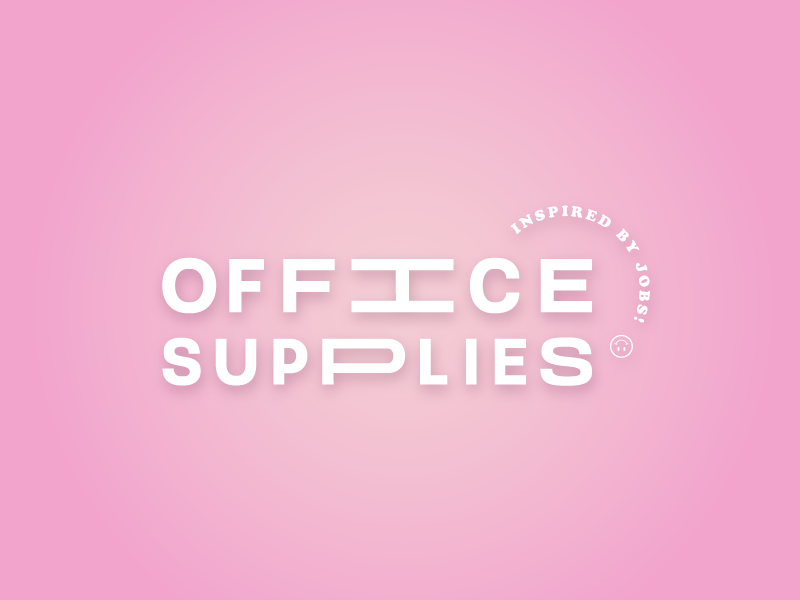 Office Supplies Logo by Katrina Lenzly on Dribbble