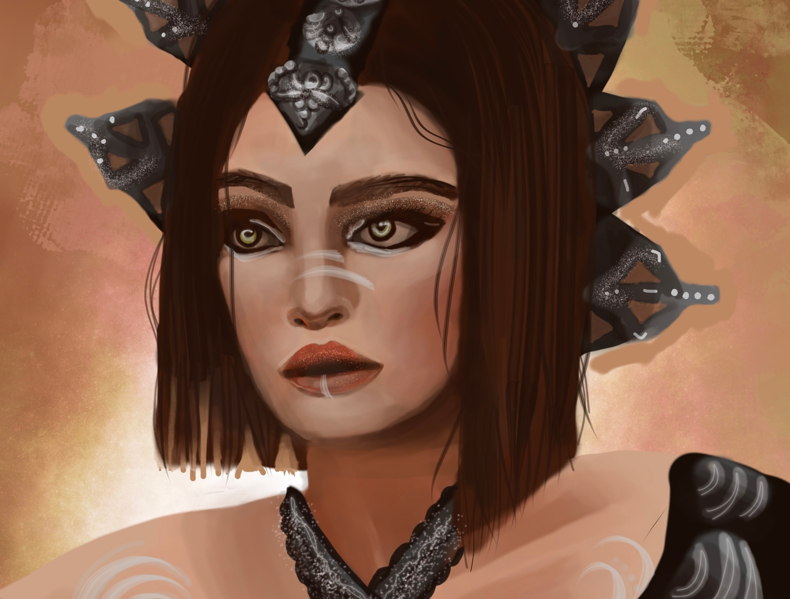 Digital Goddess Painting by Cailey Lochert on Dribbble