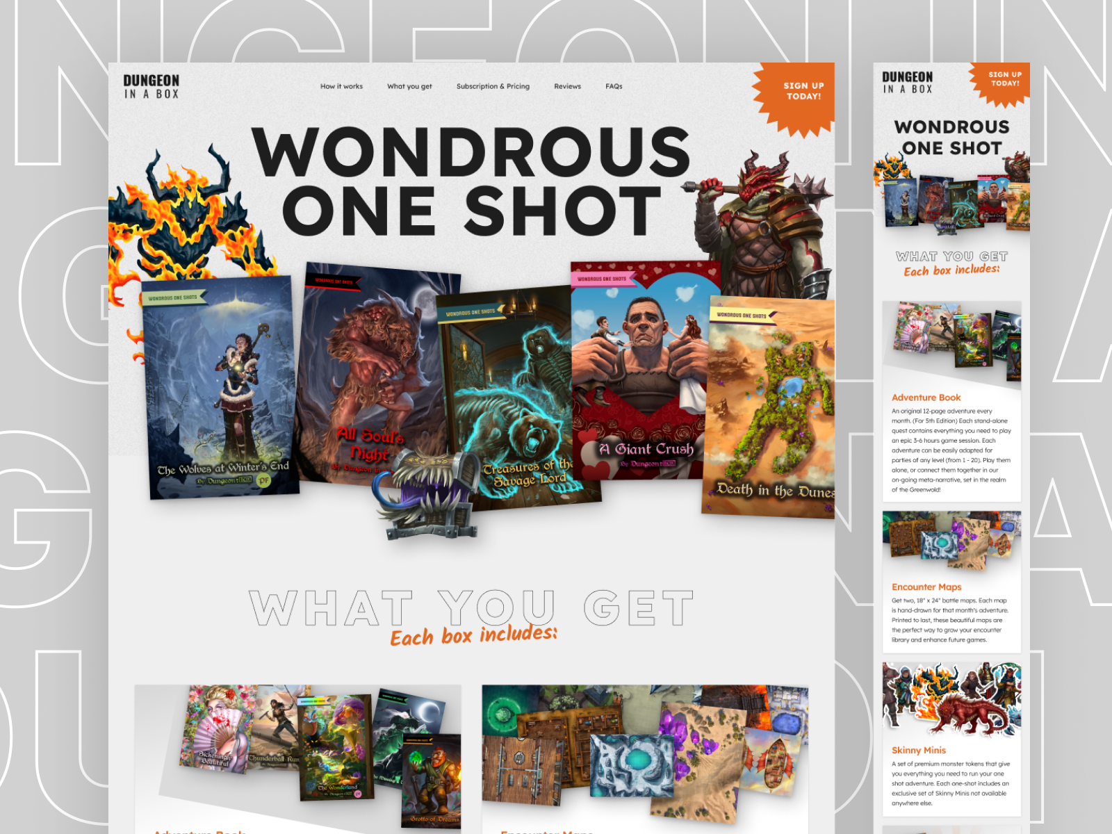 Epic RPG Game Landing Page - Limited Event by Noel Niñal on Dribbble