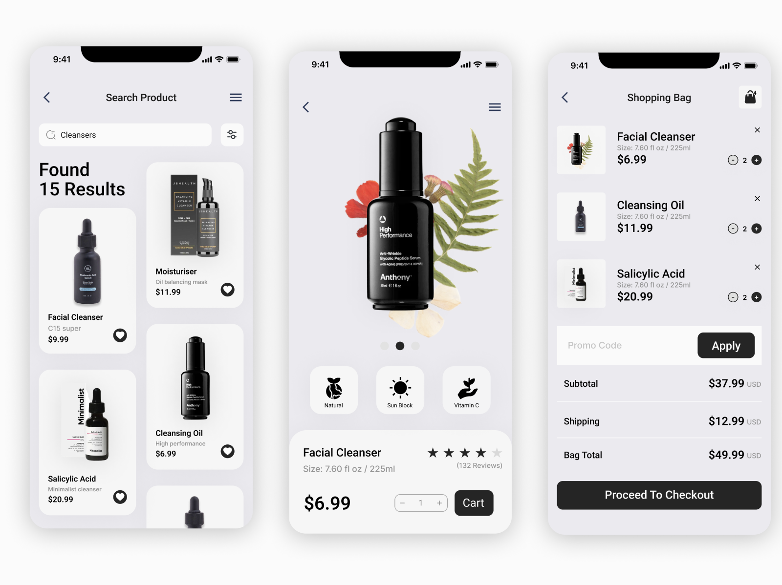 E-commerce App Interface Design by Lovleen Thapar on Dribbble