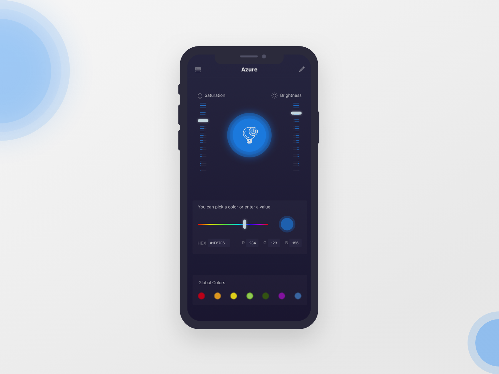 Main Control For AI Light by Mohammed Sabor on Dribbble
