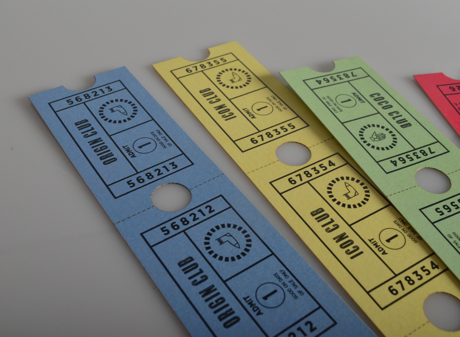 Entry ticket design by Estetika Design Studio on Dribbble