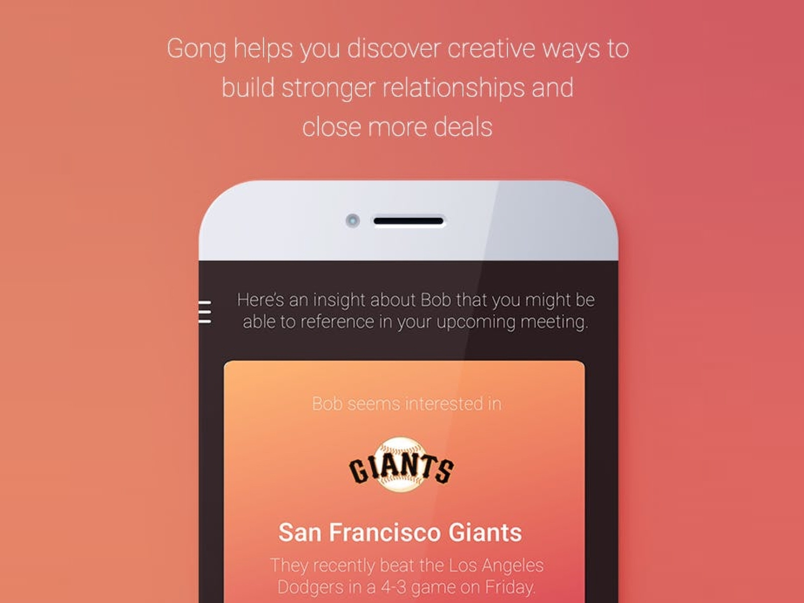 Gong App by Yuval Malichi on Dribbble