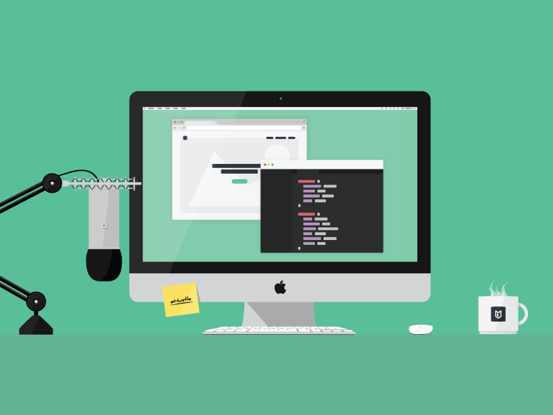 Desk by Mackenzie Child on Dribbble