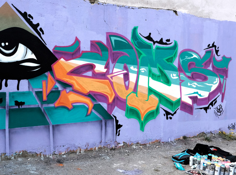 Graffiti Cas - aka cans,cams by Osman on Dribbble