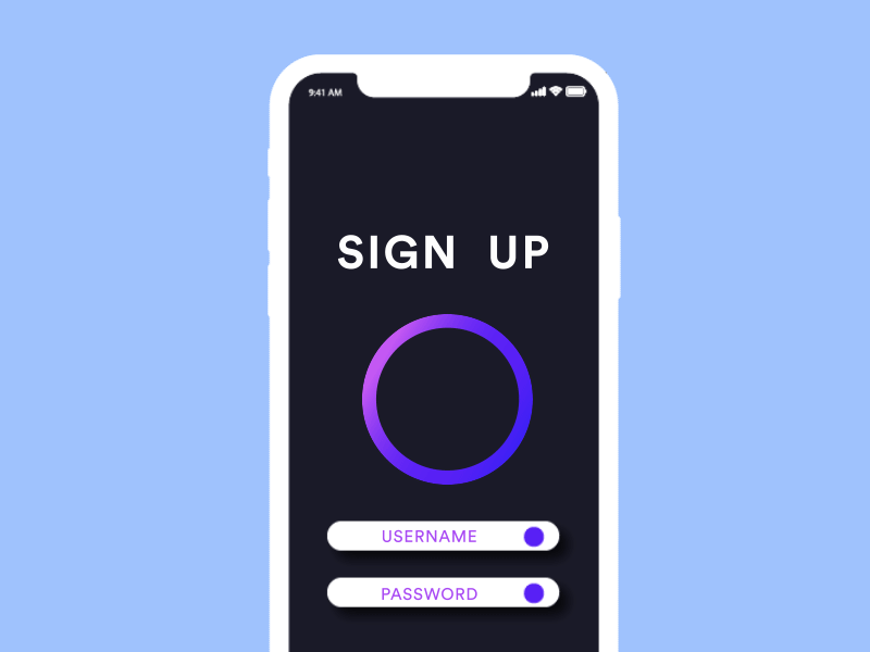 Sign Up by Rupneet Atwal on Dribbble