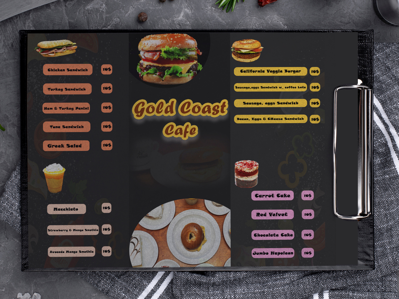 menu design by WalMo Design on Dribbble