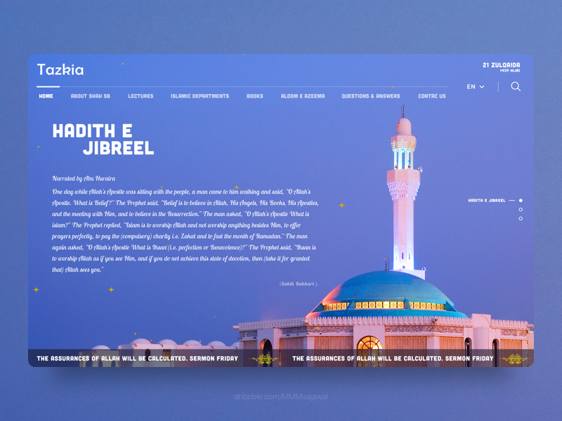 Islamic Website designs, themes, templates and downloadable graphic ...