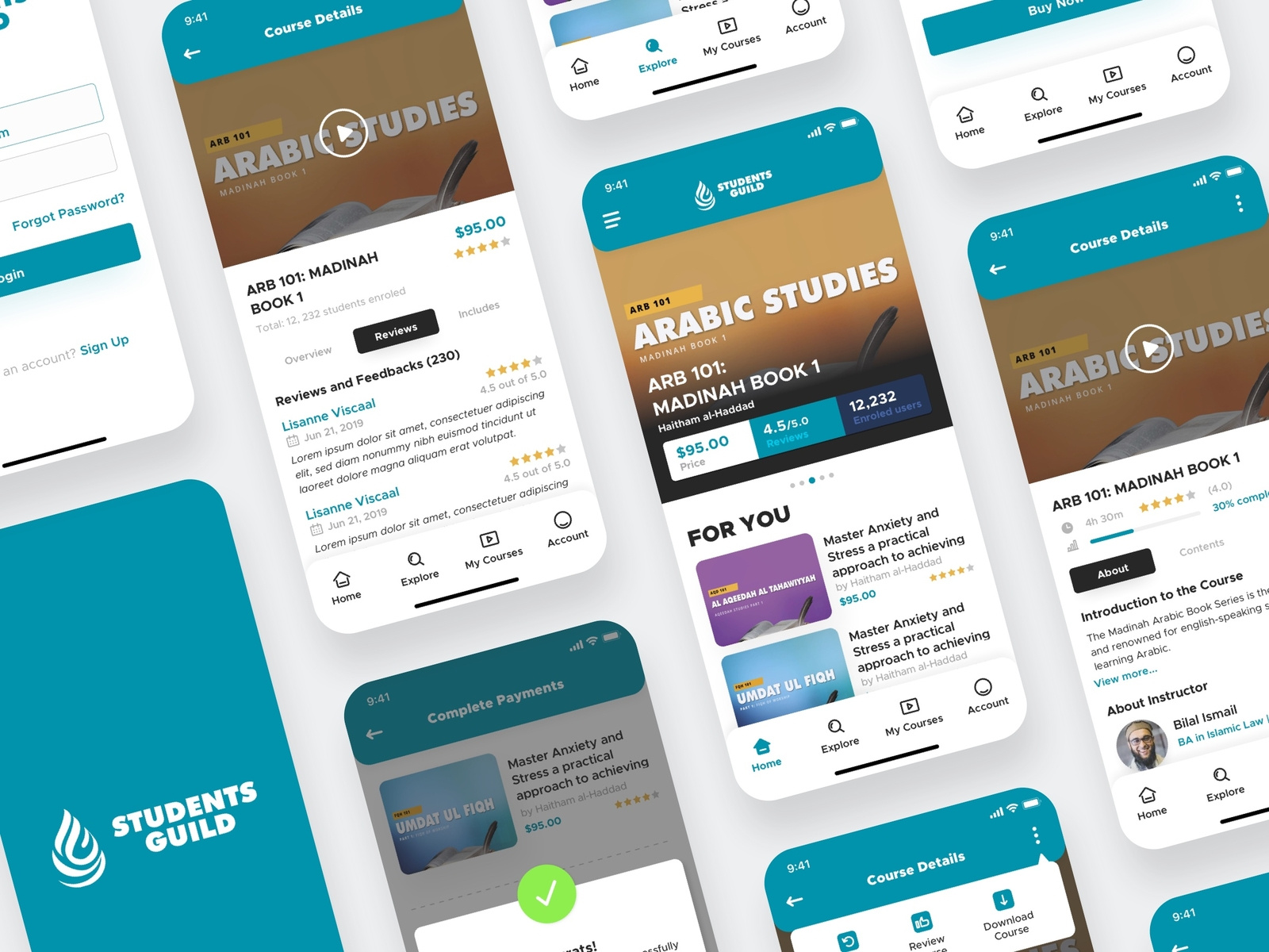Student Guild Mobile App UI by Muhammad Sajawal on Dribbble