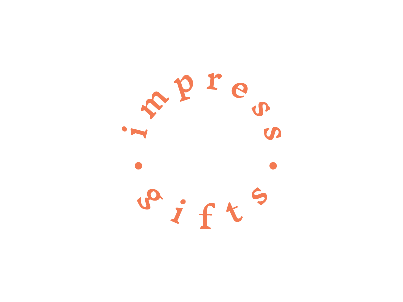 impress gifts logo by LET'S PANDA on Dribbble